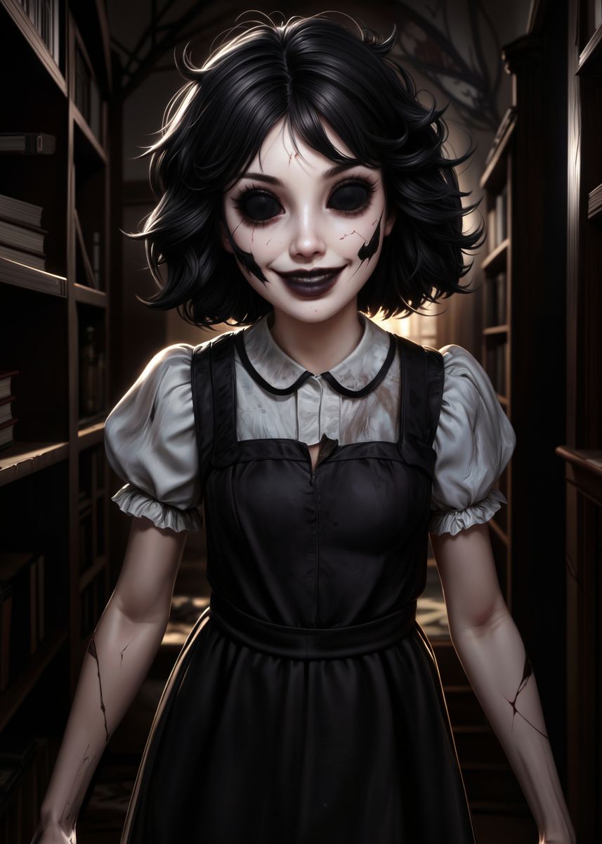 'Agatha (Dark Deception)' Poster, picture, metal print, paint by ...