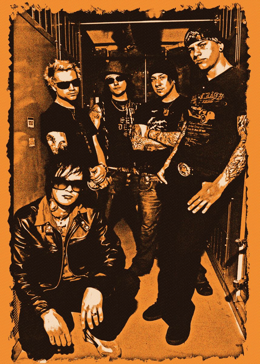 'Rock Band Portrait' Poster, picture, metal print, paint by WhisPer Man ...