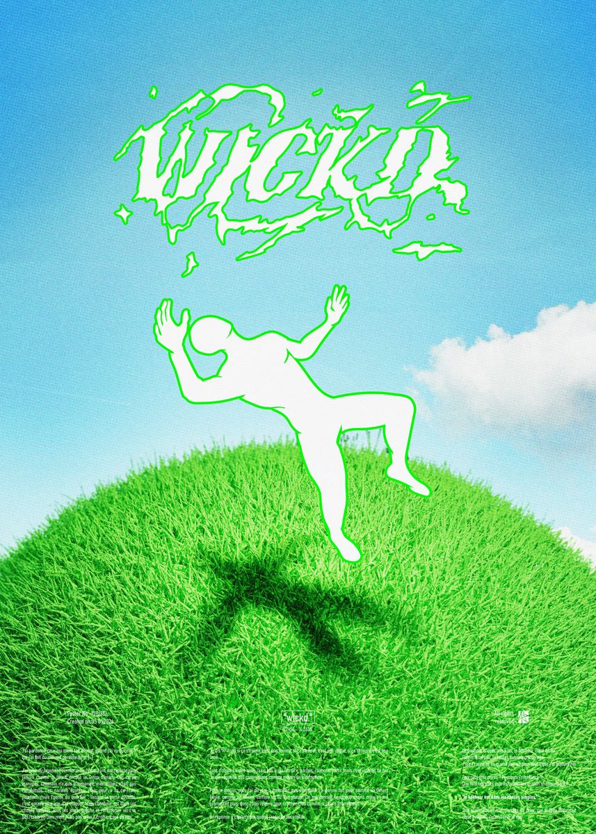 ''Wickd'' Poster, picture, metal print, paint by Ayan Morin | Displate