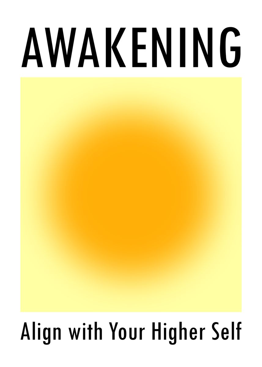 'Awakening Aura Poster' Poster, picture, metal print, paint by ...