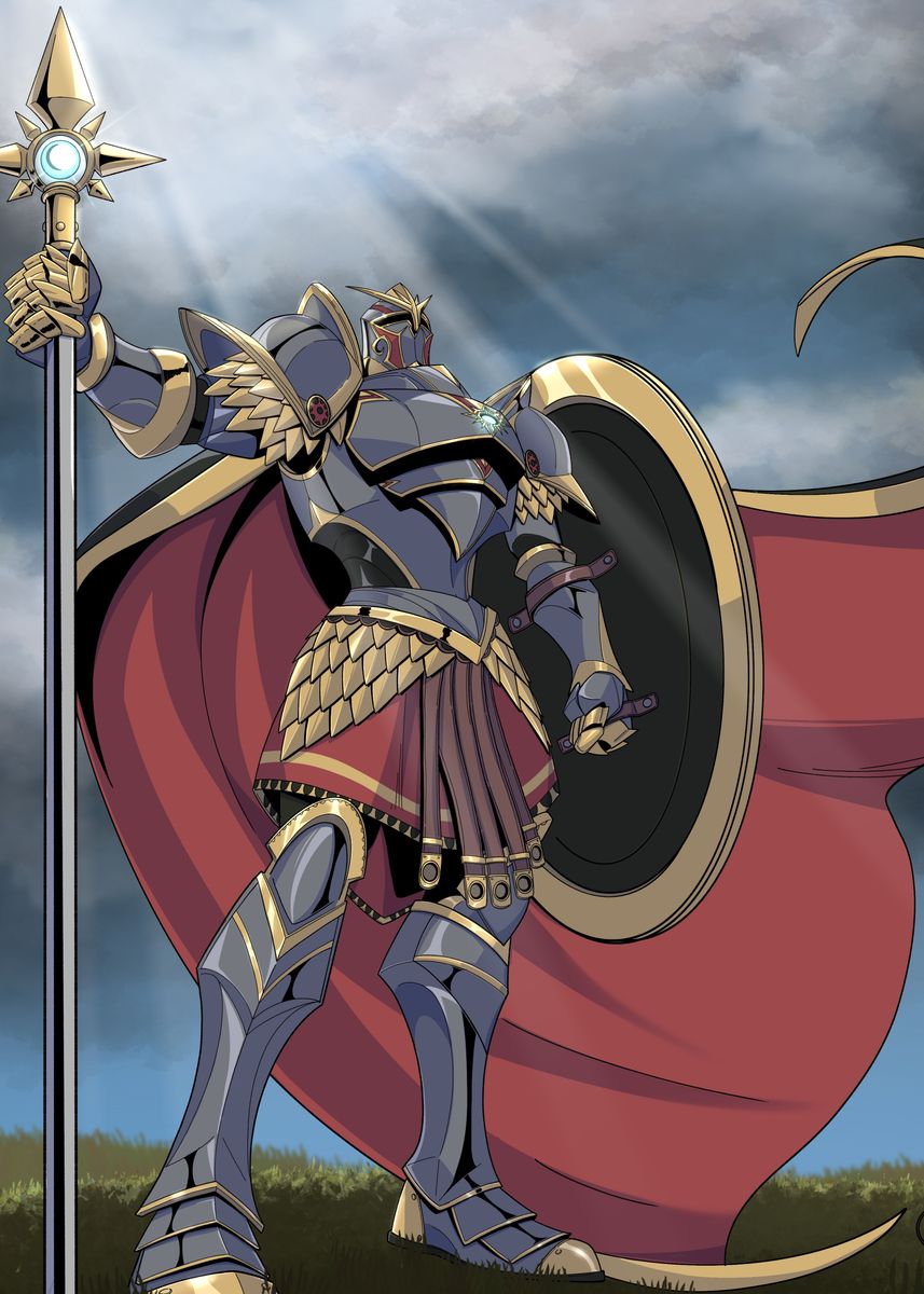 'Radiant Royal Guard' Poster, picture, metal print, paint by Roman ...