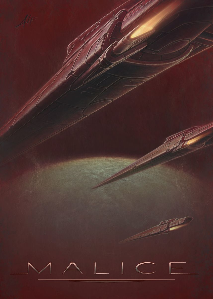 'Malice' Poster, picture, metal print, paint by Alfredo Dosztal | Displate