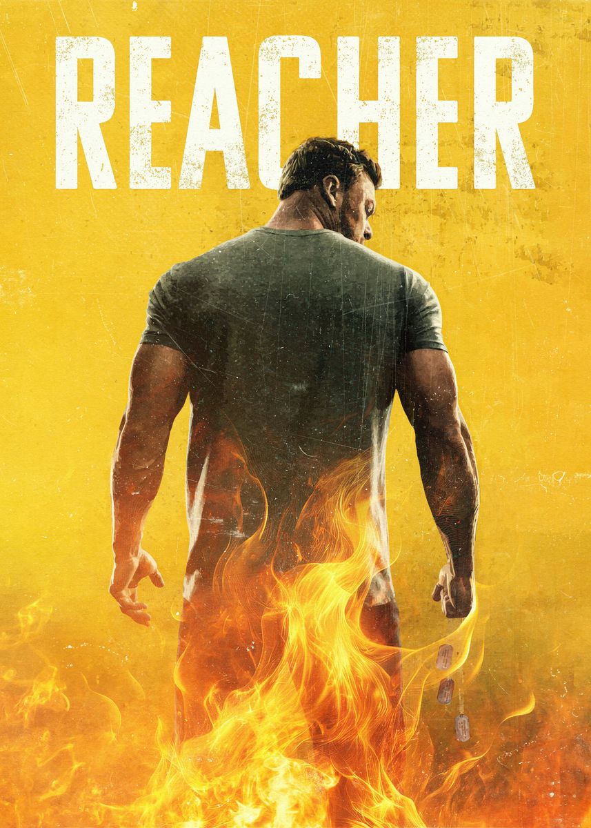 'Reacher Movie Poster' Poster, picture, metal print, paint by NuMaNi ...