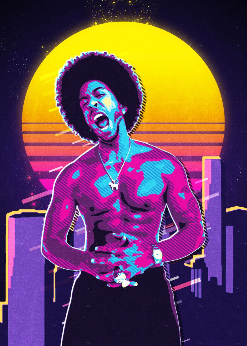 'Ludacris Style Retro 80s' Poster, picture, metal print, paint by Papa ...