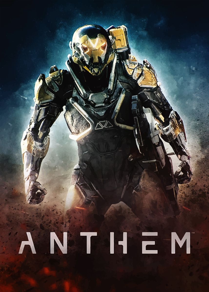 'Anthem Game Cover' Poster, picture, metal print, paint by indah ...