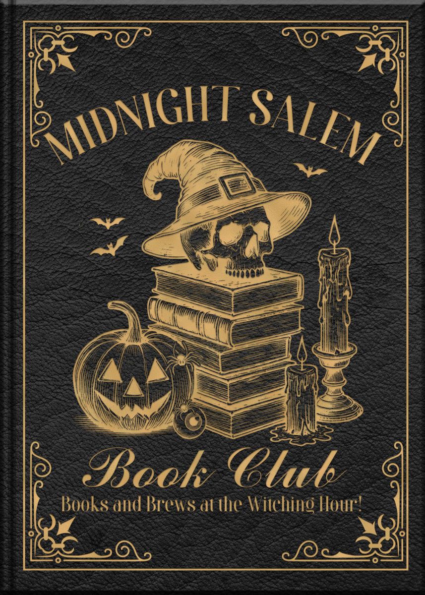 'Midnight Salem Book Club' Poster, picture, metal print, paint by ...