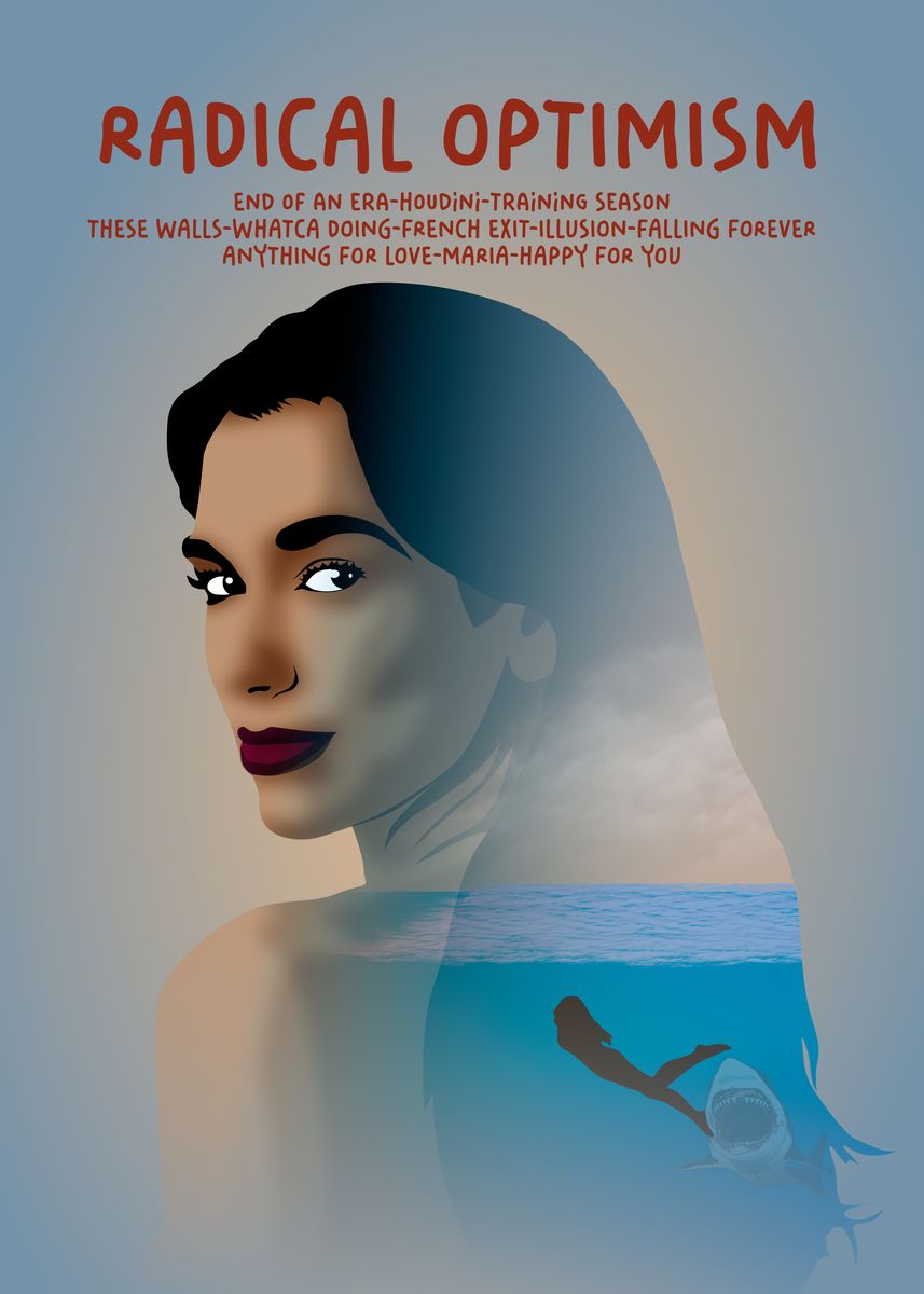 'Radical Optimism Poster' Poster, picture, metal print, paint by geeks ...