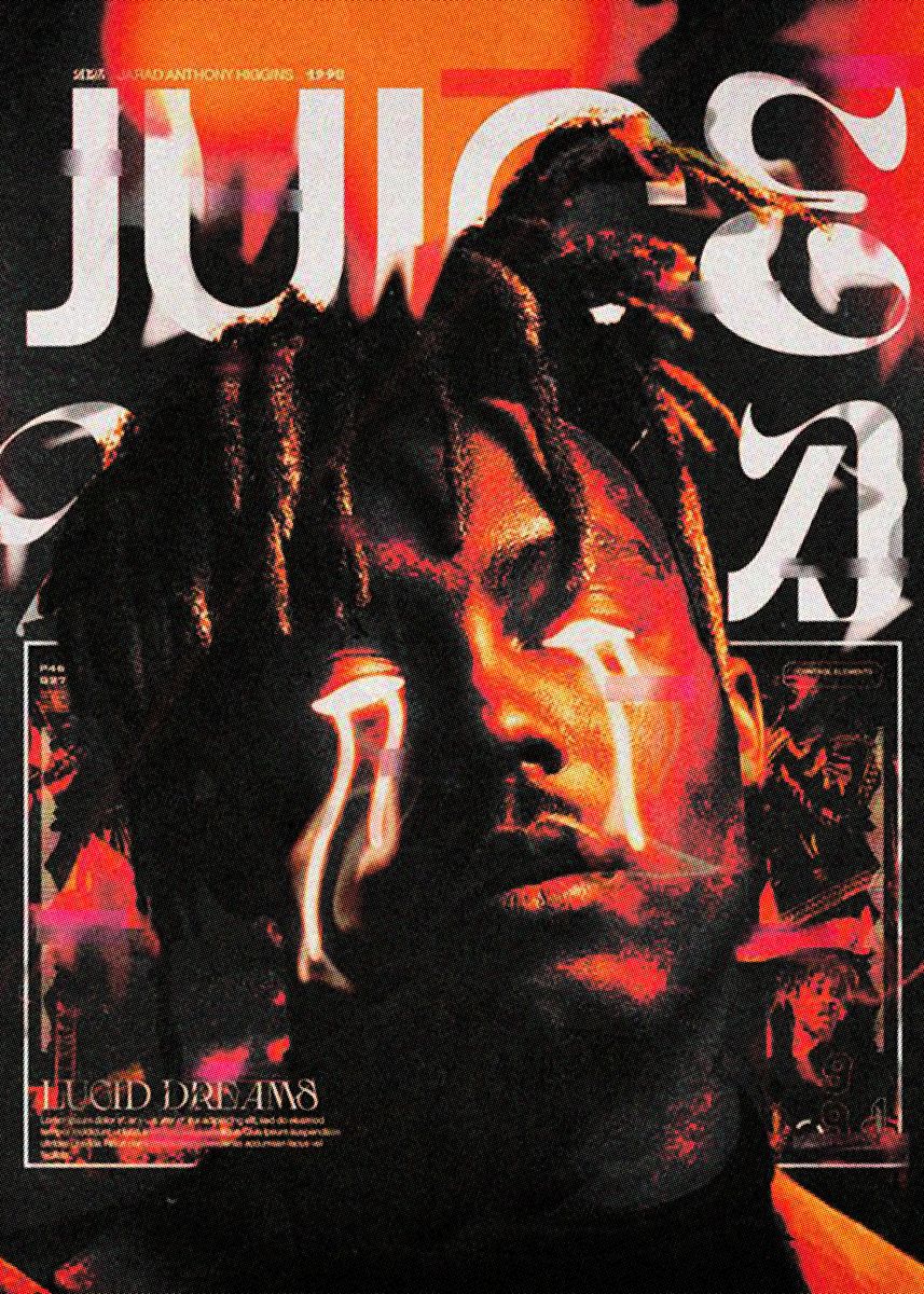 'Juice WRLD Lucid Dreams Collage' Poster, picture, metal print, paint ...