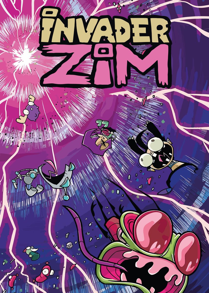 'Invader Zim' Poster, picture, metal print, paint by Byronx | Displate