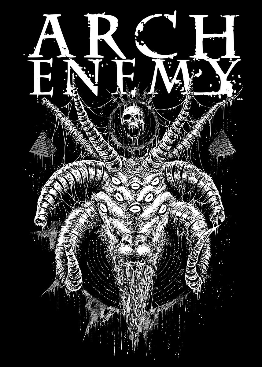 'Arch Enemy Band Logo' Poster, picture, metal print, paint by Eun Jin ...