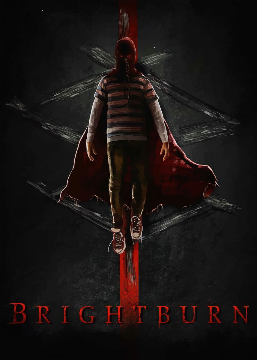 'Brightburn Movie Poster' Poster, picture, metal print, paint by kakak azkaa | Displate