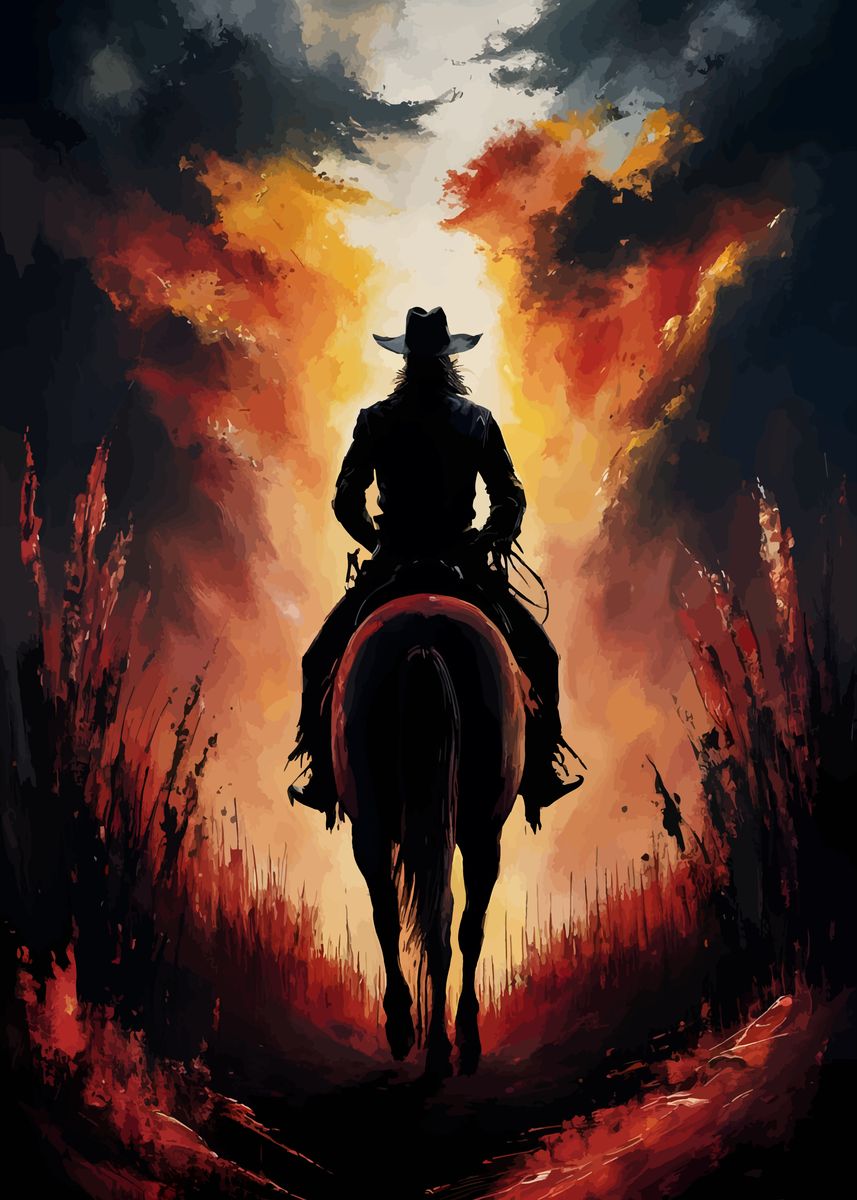 'landscapes gaming Sunset' Poster, picture, metal print, paint by ...