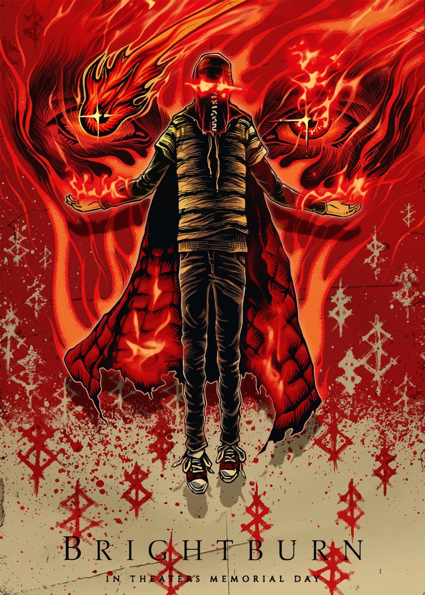 'Brightburn Movie Poster' Poster, picture, metal print, paint by kakak ...