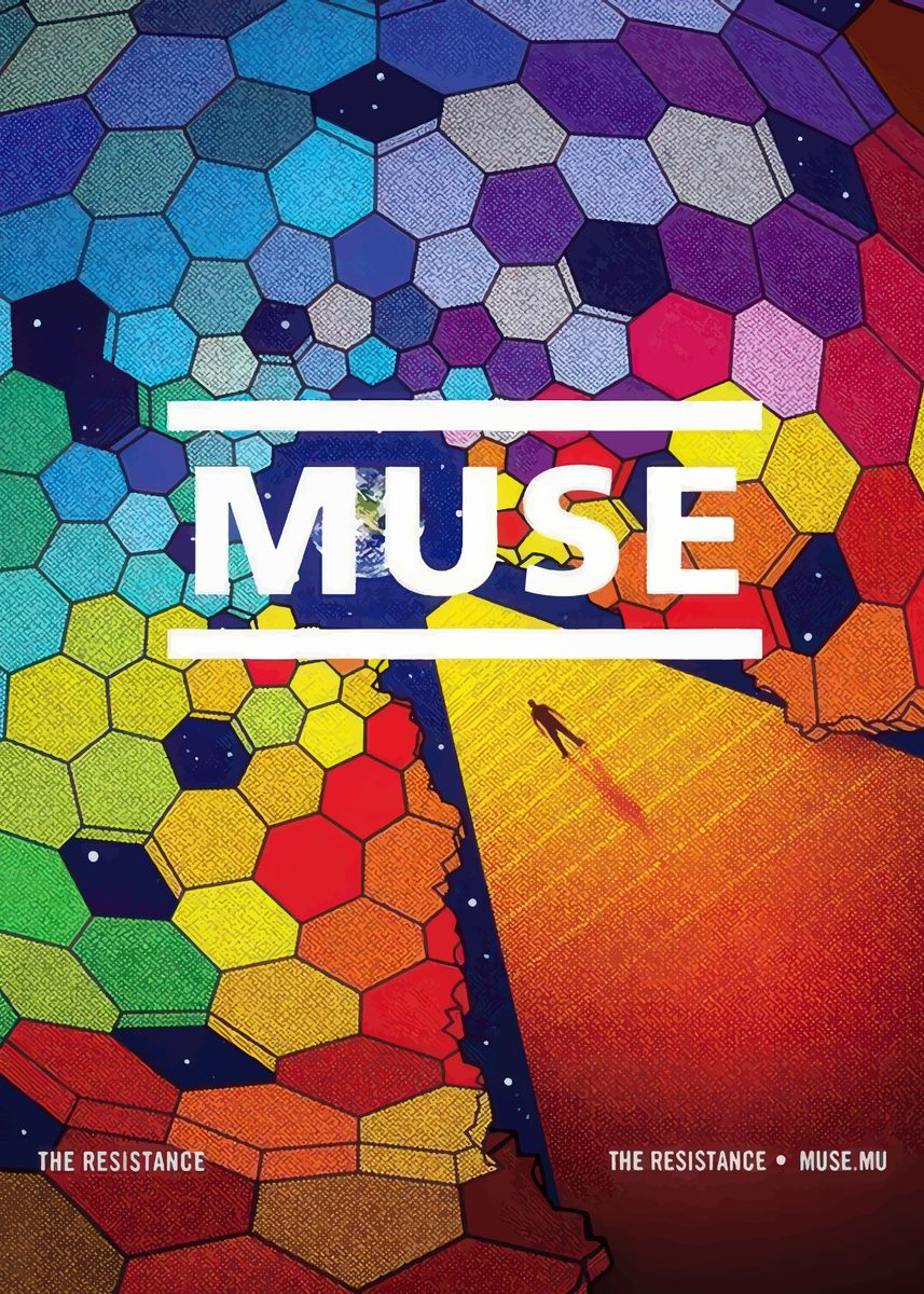 'Muse - The Resistance Album Cover' Poster, picture, metal print, paint ...