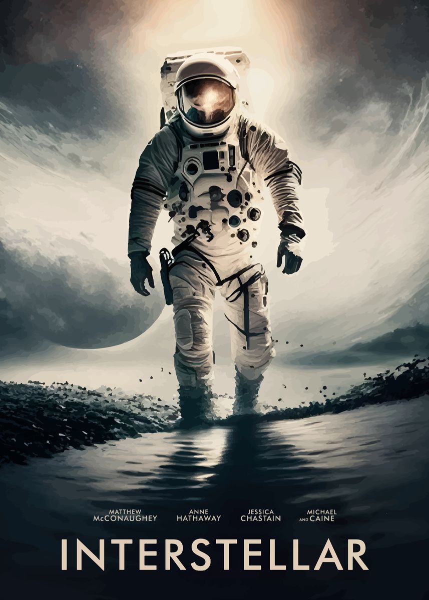 'Interstellar Poster' Poster, picture, metal print, paint by | Displate
