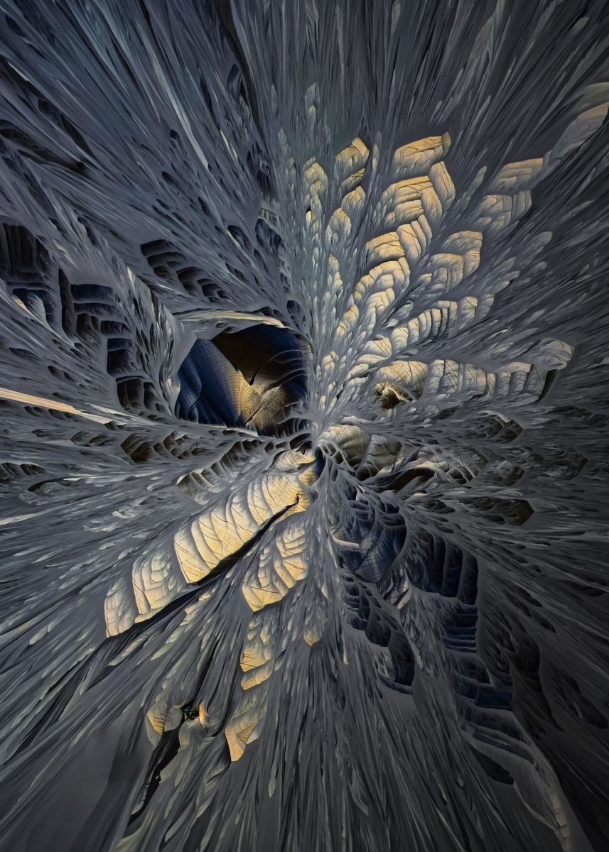 'Crystals explosion' Poster, picture, metal print, paint by Jaroslaw ...