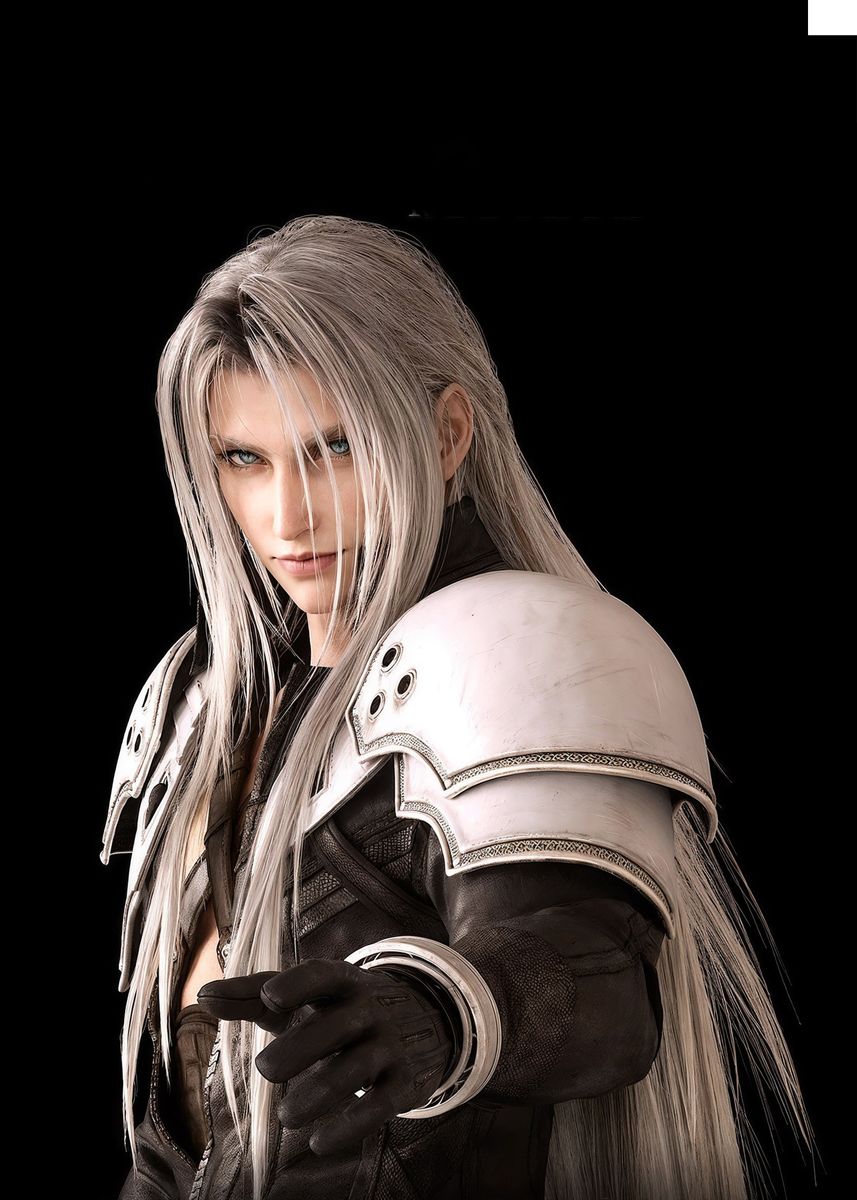 'Cloud Strife Portrait' Poster, picture, metal print, paint by ...