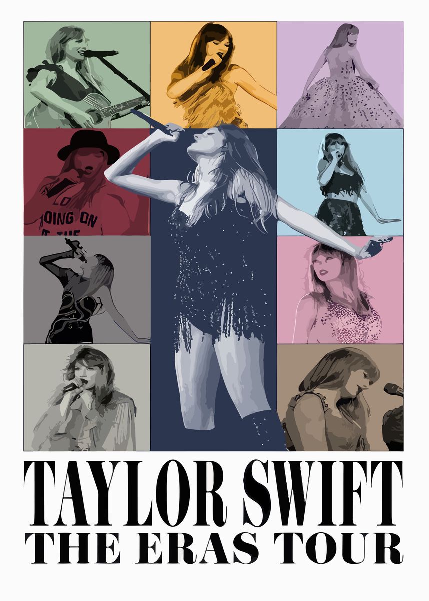 Taylor Swift Collage Poster retailers picture