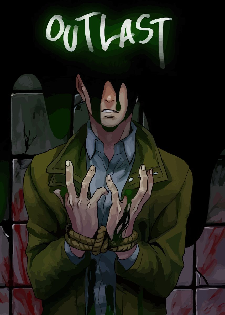 'Outlast Game Art' Poster, picture, metal print, paint by Tegesan Rokok ...