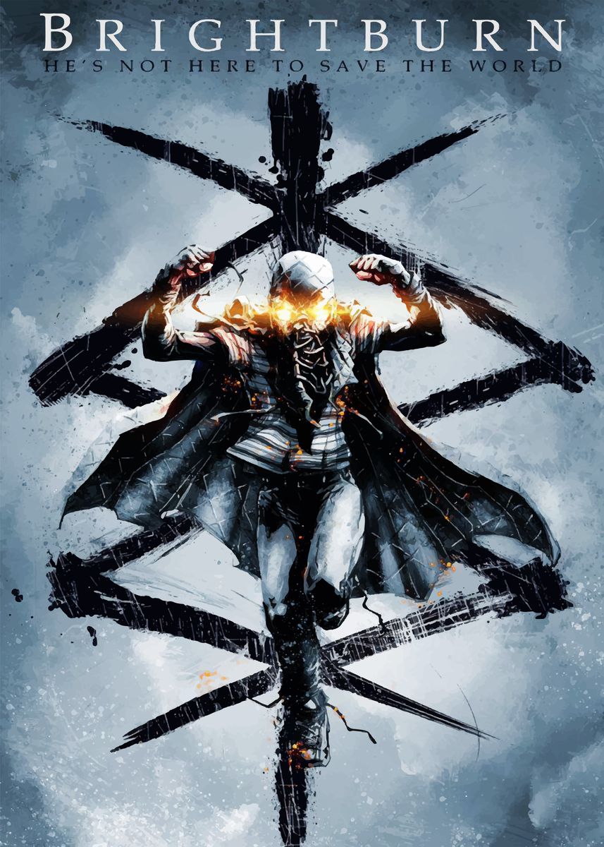 'Brightburn Movie Poster' Poster, picture, metal print, paint by kakak ...