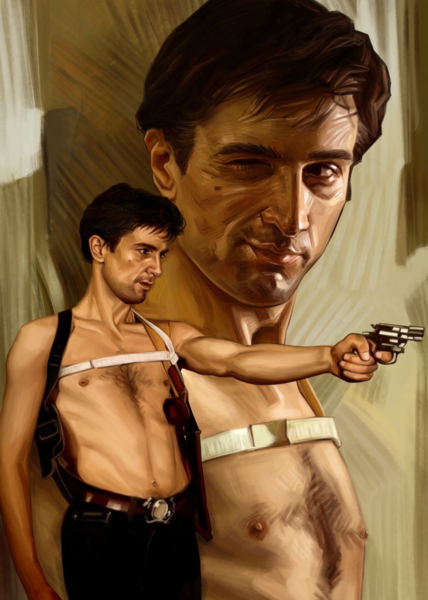 'Taxi Driver Art Print' Poster, picture, metal print, paint by Dmitry ...