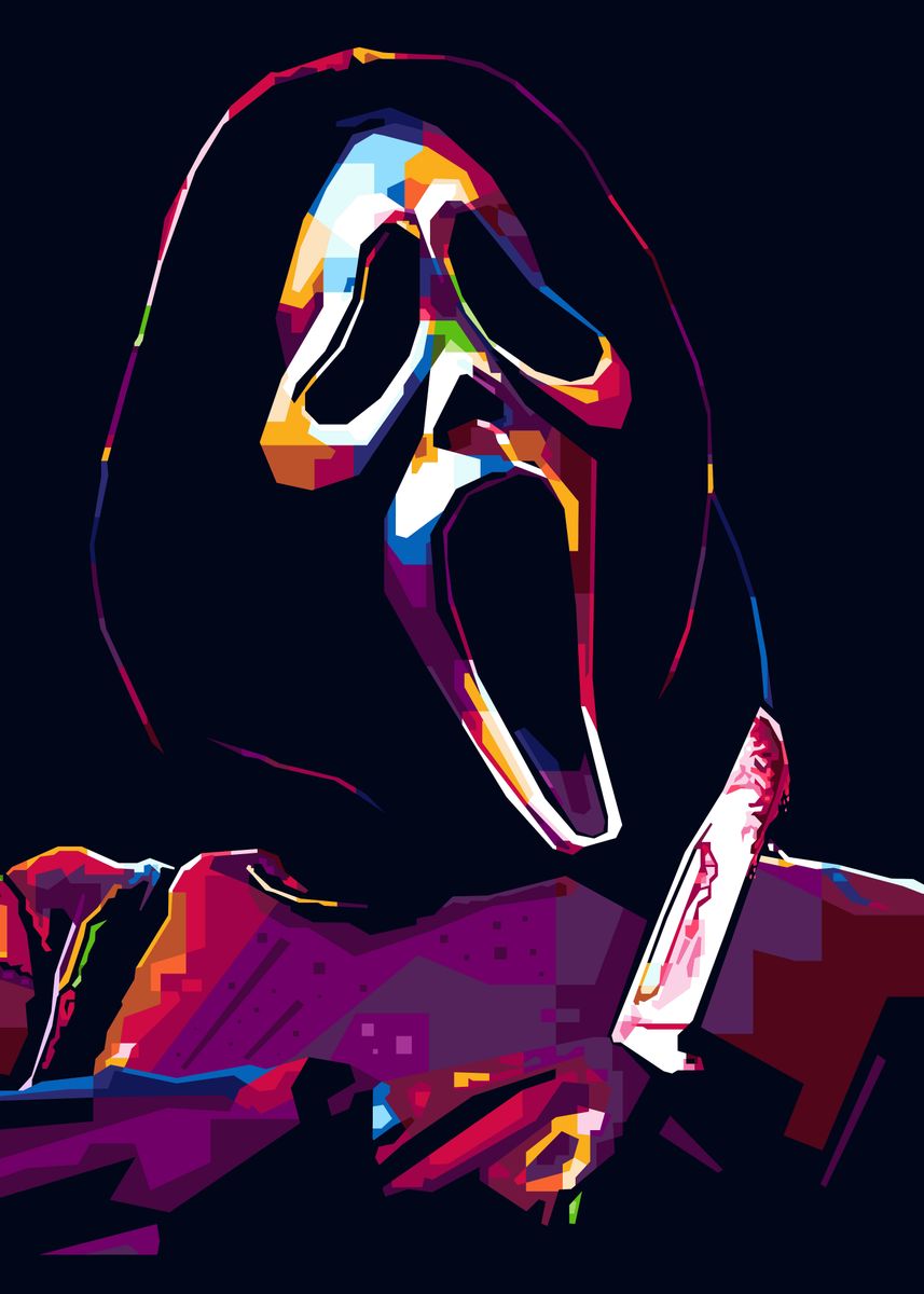 'Ghostface Pop Art' Poster, picture, metal print, paint by Pop art ...