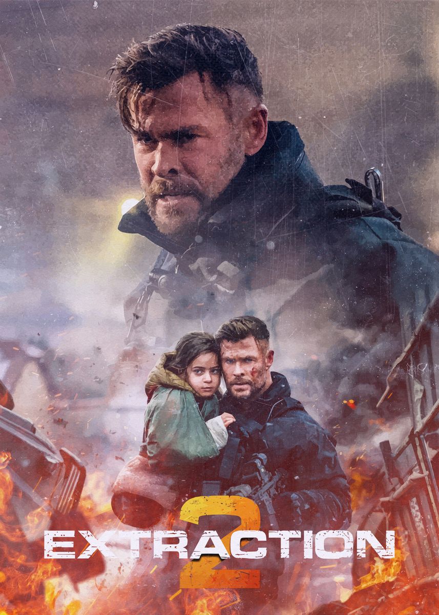 'Extraction 2 Movie Poster' Poster, picture, metal print, paint by ...