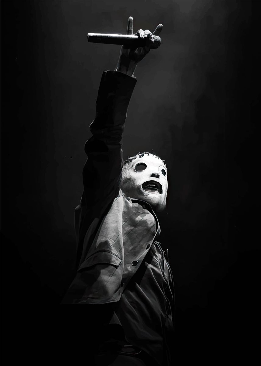 'Slipknot Corey Taylor Live' Poster, picture, metal print, paint by ...