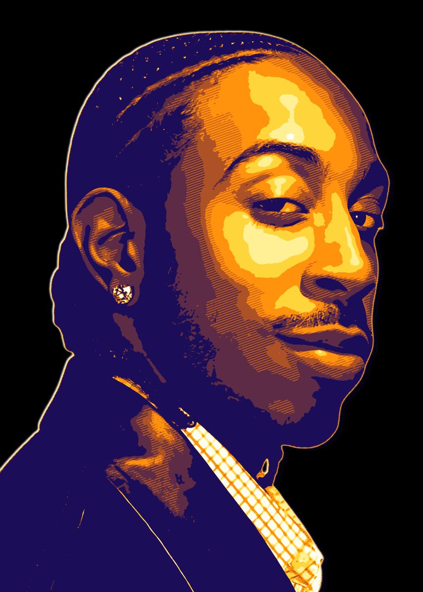 'ludacris ' Poster, picture, metal print, paint by maxmoen | Displate