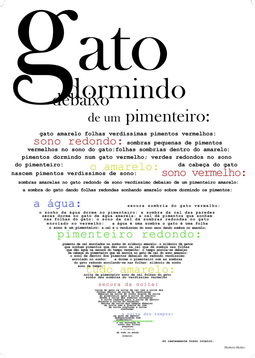 'Surreal Portuguese Poem by Herberto Helder (Diamond Shape)' Poster ...