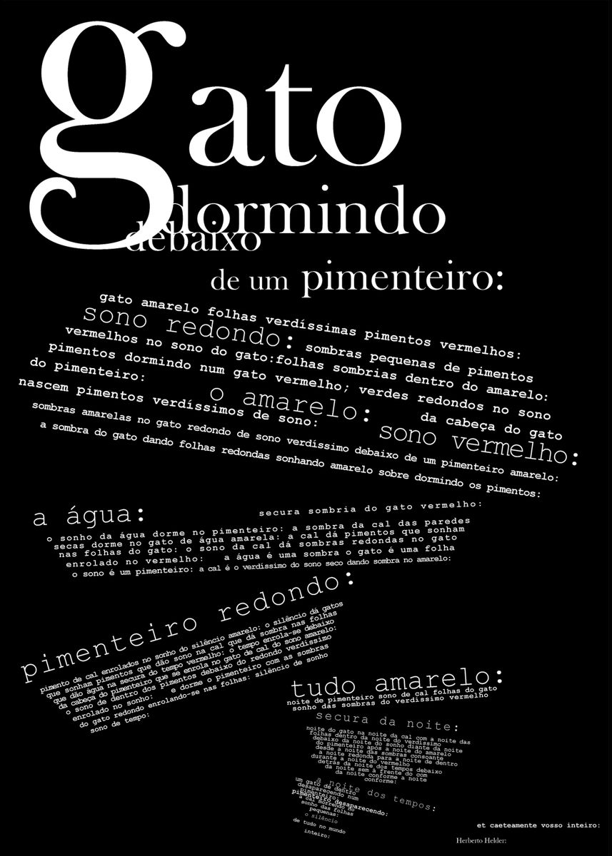 'Surreal Portuguese Poem by Herberto Helder (Chaotic)' Poster, picture ...