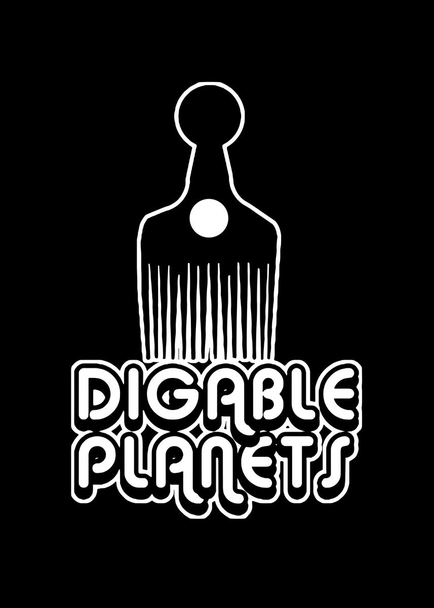 'Digable Planets Logo' Poster, picture, metal print, paint by Bendrat ...