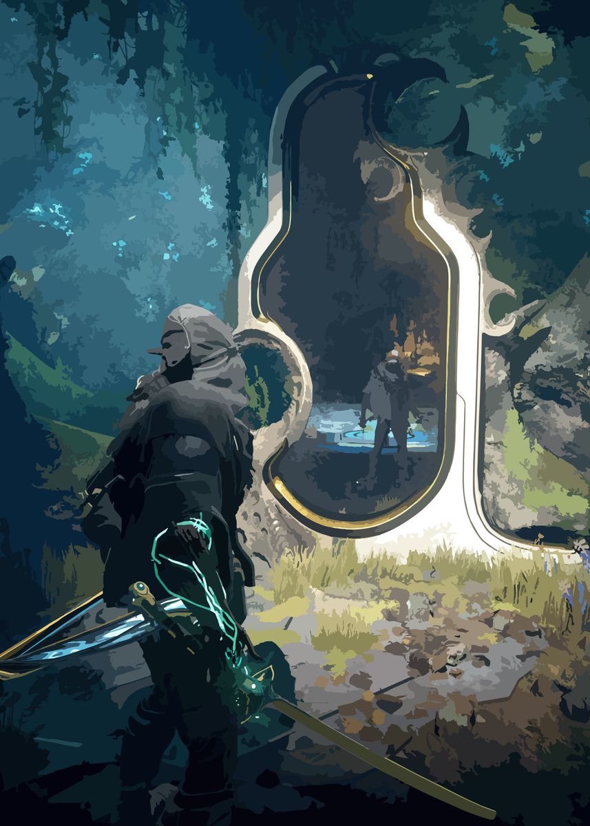 'warframe' Poster, picture, metal print, paint by Zone Art | Displate