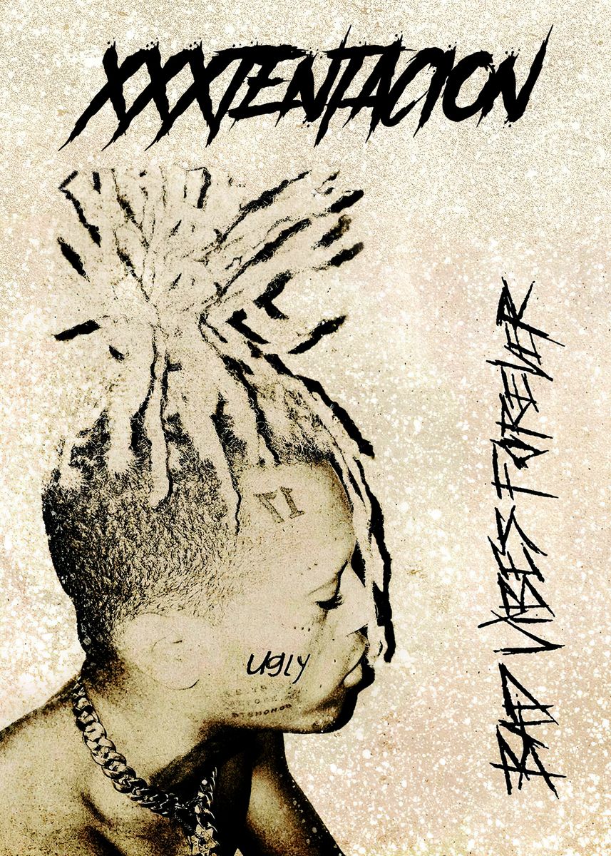 'XXXTentacion Album Cover' Poster, picture, metal print, paint by ...