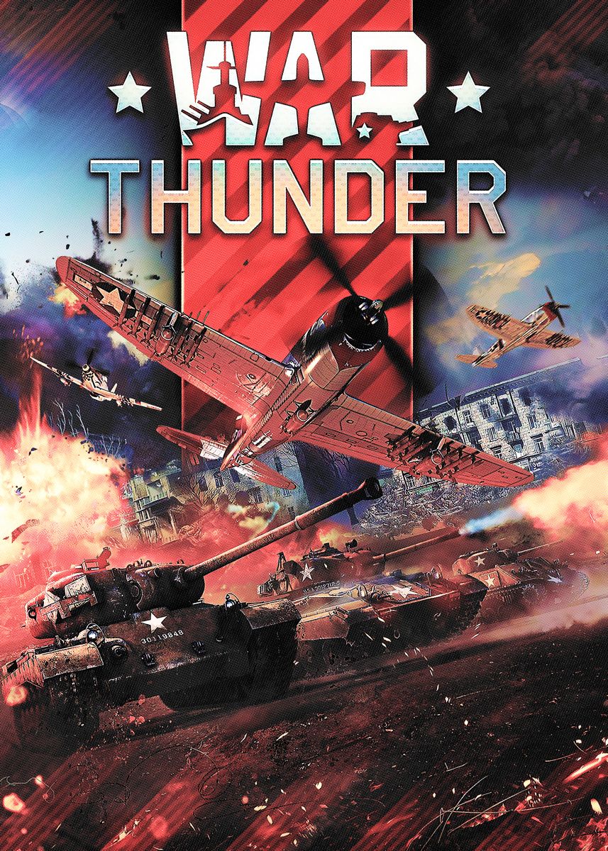 'War Thunder' Poster, picture, metal print, paint by Jennyfillio | Displate