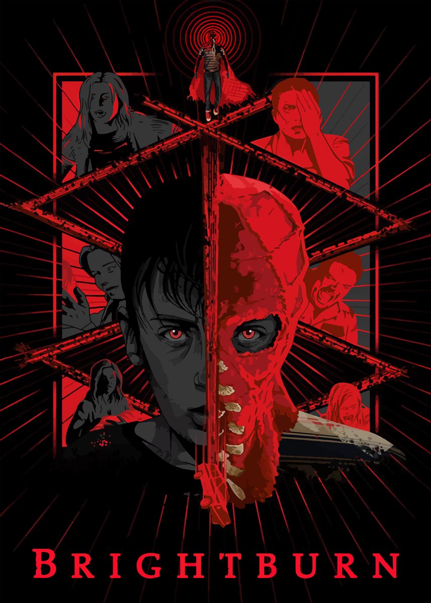 'Brightburn Movie Poster' Poster, picture, metal print, paint by kakak ...
