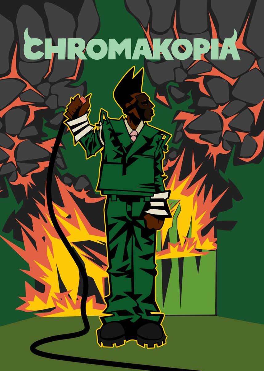 'Chromokopia Illustration' Poster, picture, metal print, paint by geeks ...