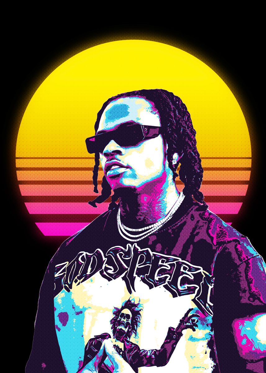'gunna' Poster, picture, metal print, paint by ron art | Displate