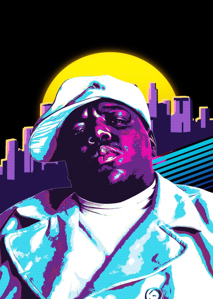'The Notorious B.I.G. ' Poster, picture, metal print, paint by ron art ...