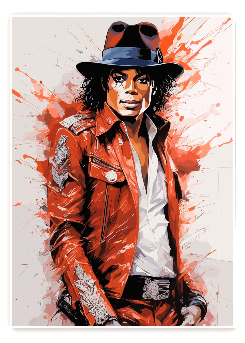 'Michael Jackson Portrait' Poster, picture, metal print, paint by Zalem ...