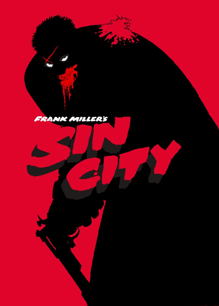 'Sin City Movie Poster' Poster, picture, metal print, paint by POP ART ...