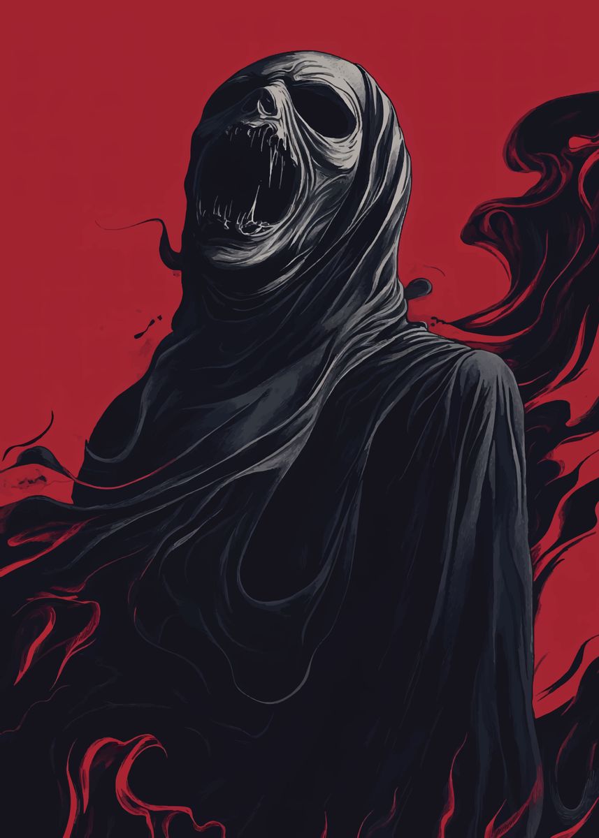 'scream character' Poster, picture, metal print, paint by fortuna ART ...