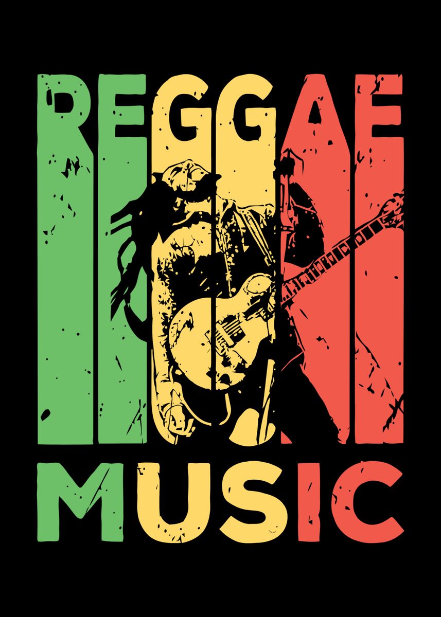 'Reggae Music' Poster, picture, metal print, paint by Alexandra Walters ...