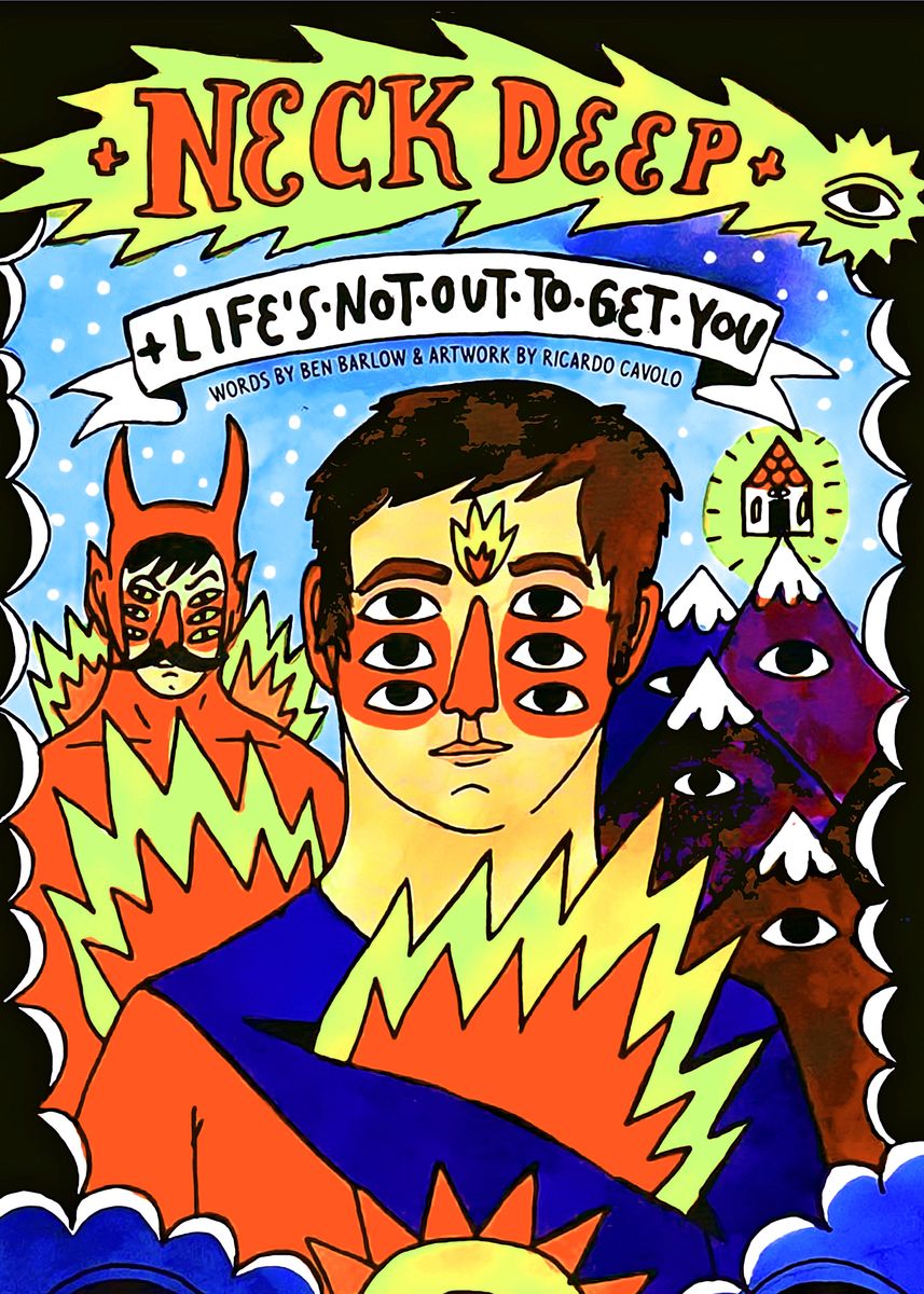 'Neck Deep Album Cover' Poster, picture, metal print, paint by | Displate