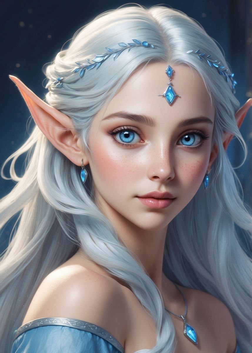 'Laira - The Elflin' Poster, picture, metal print, paint by Colin ...