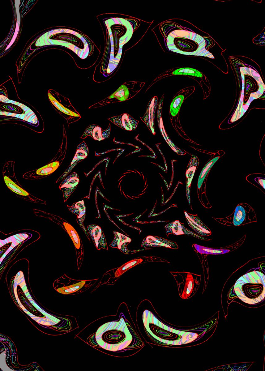 'The Angelic Vortex ' Poster, picture, metal print, paint by LucidLucie ...