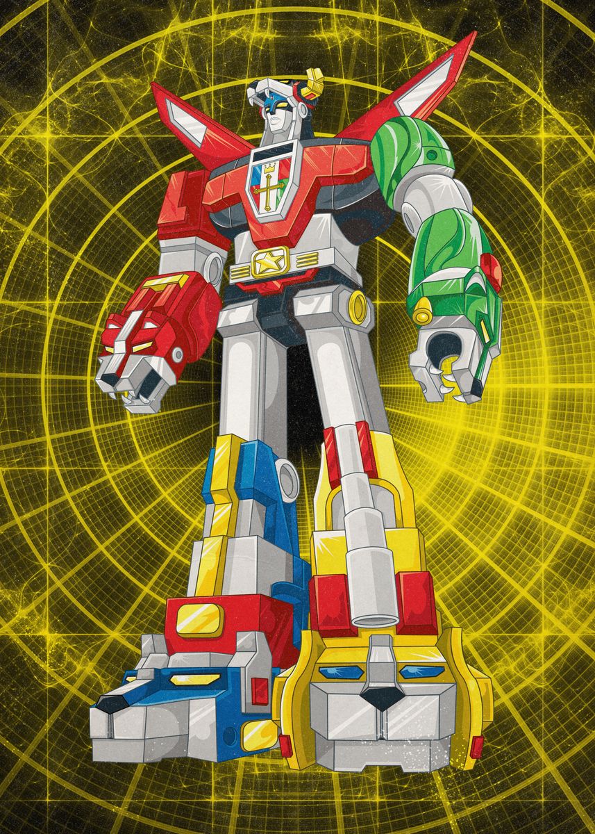 'Voltron № 1' Poster, picture, metal print, paint by Voltron | Displate