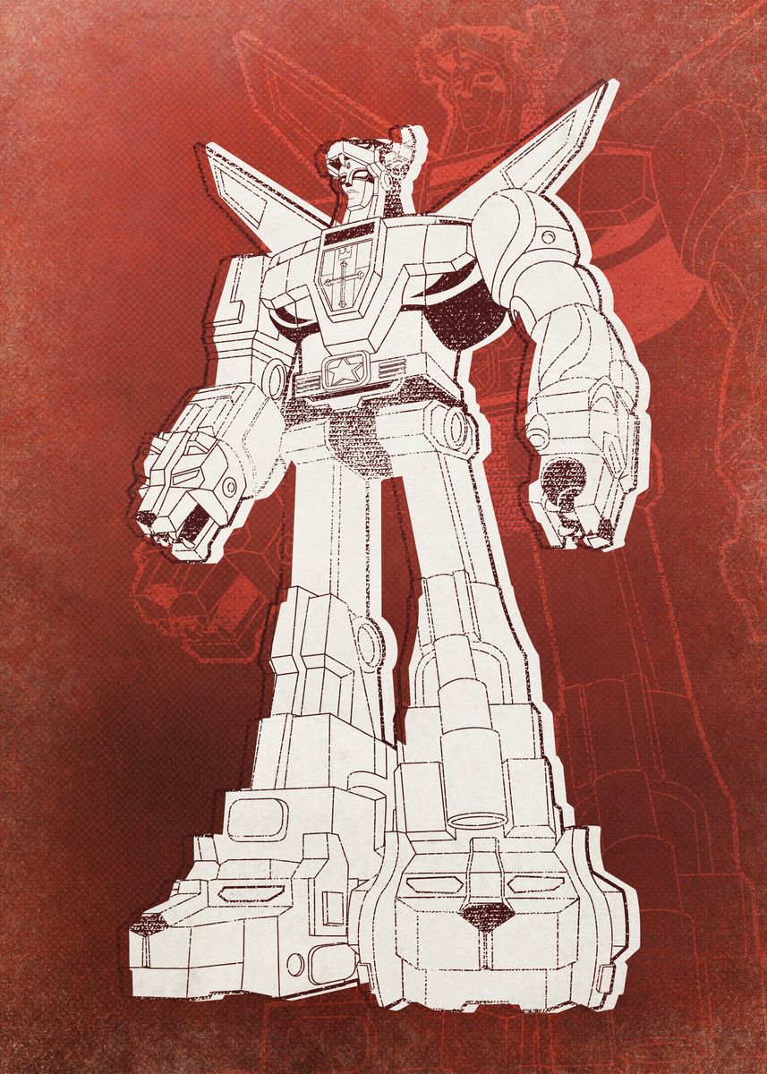 'Voltron № 14' Poster, picture, metal print, paint by Voltron | Displate