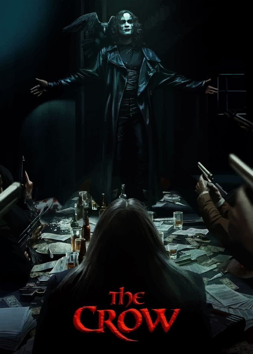 'The Crow Movie Poster' Poster, picture, metal print, paint by cah kuno ...