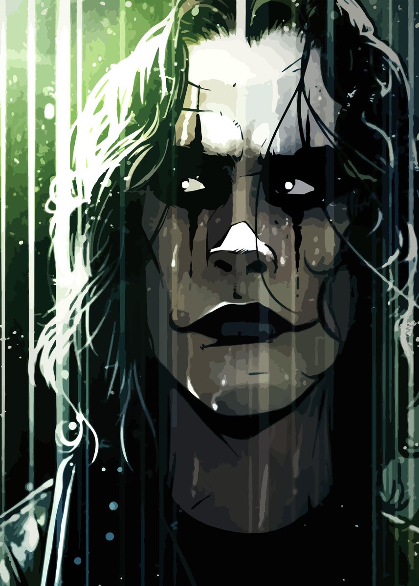 'The Crow Digital Art' Poster, picture, metal print, paint by sakim ...